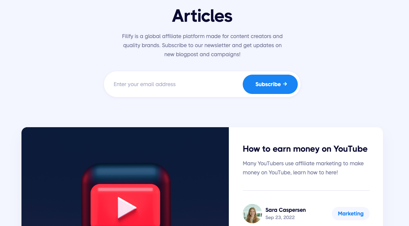 Affiliate Marketing Blogs and Guides - Filify